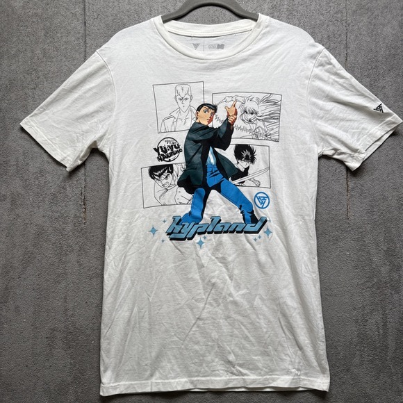 Shirts | Hypland Yu Yu Hakusho Yusuke Graphic T Shirt Small White Anime ...